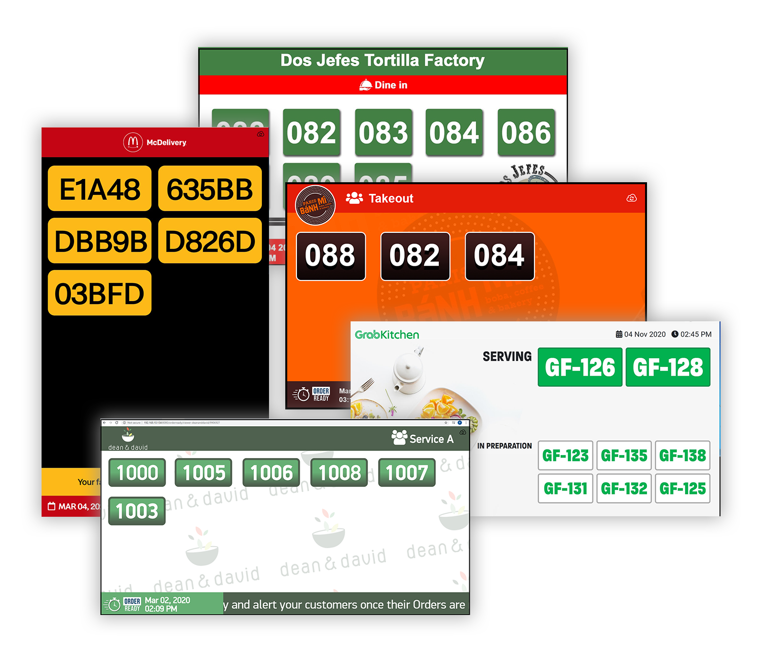 OrderReady mobile app - digital order number display system to notify ...
